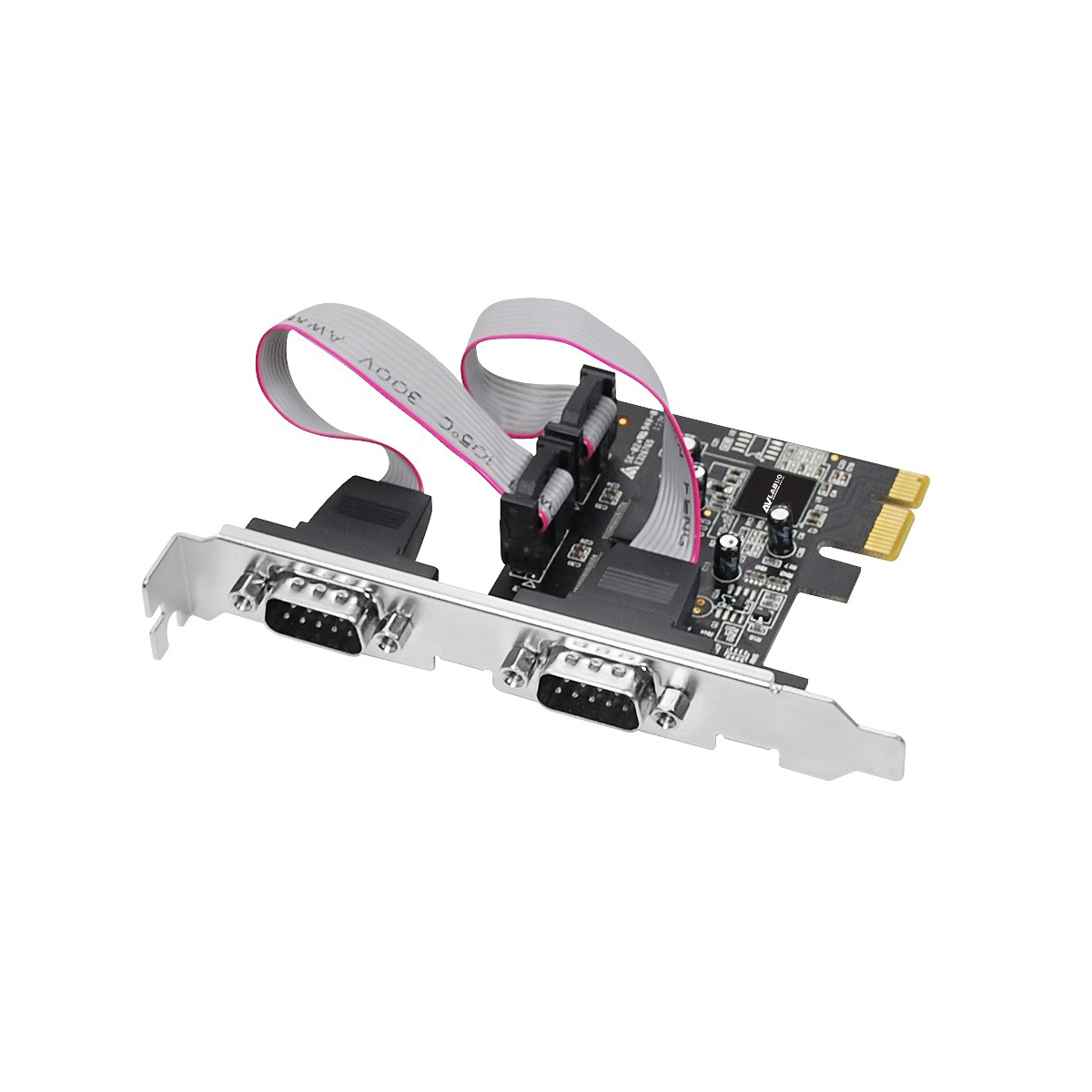 AVLAB 2-Port Serial PCIe Card, DB9 RS-232, 230Kbps | AVLT Technology