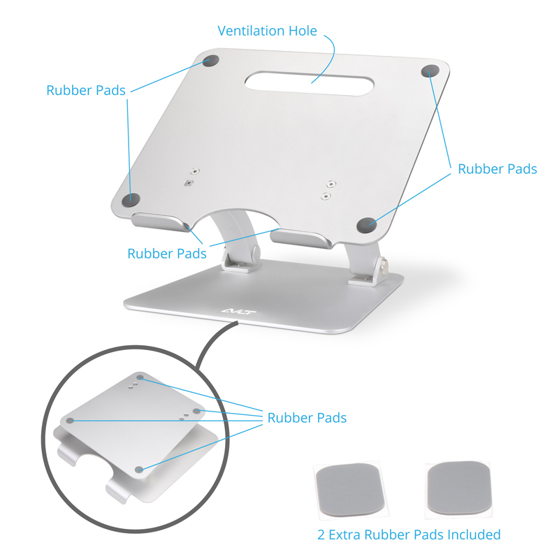 AVLT Aluminum Adjustable Stand for Mac & NB Laptop | AVLT® | Found by AVLAB