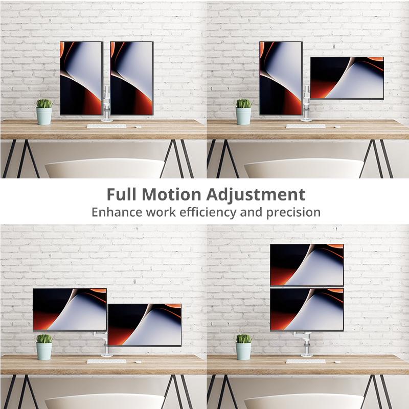 AVLT Desk Mount Dual Monitor Arm - up to 32 | AVLT® | Found by AVLAB